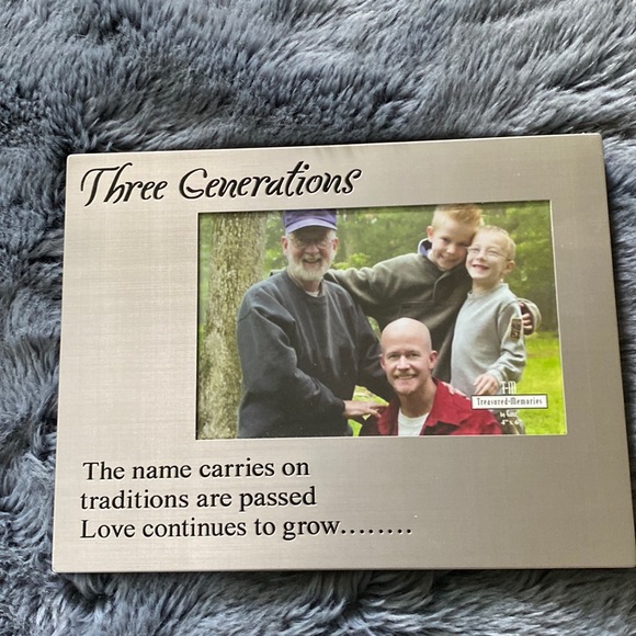 Other | Three Generations Photo Frame In Silver See Photos New | Poshmark